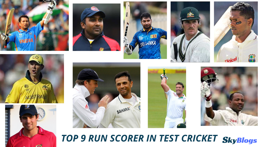 Top 10 Players With Most Runs in Test Cricket